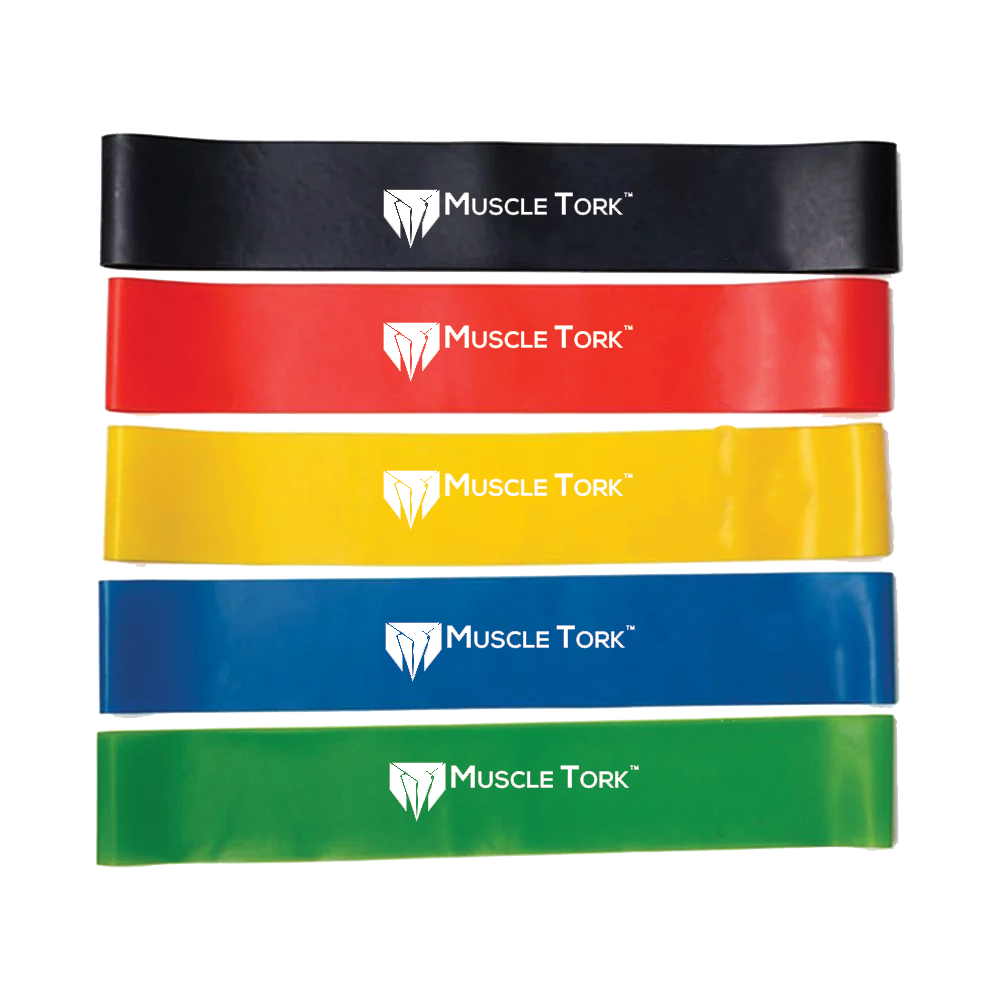 Muscle Tork Natural Rubber Heavy Resistance Band For Gym Workout & Str ...